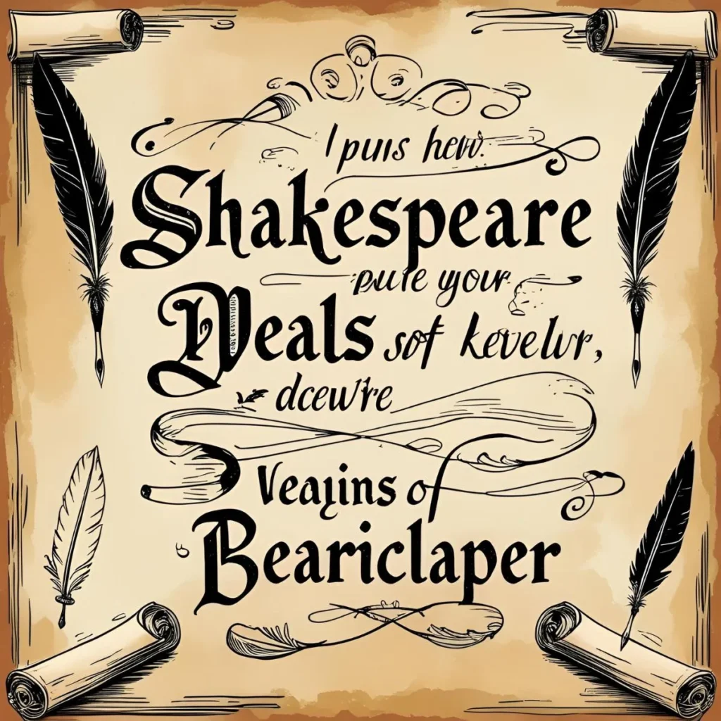 50+ Shakespeare Puns That Slay in Iambic Pentameter